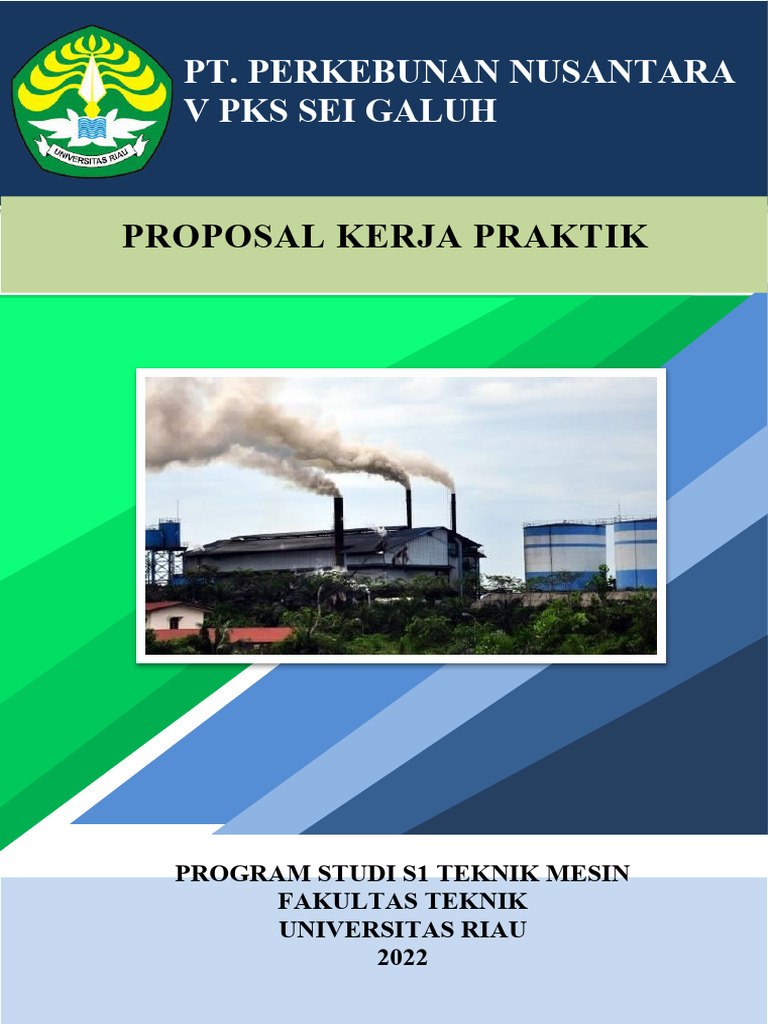 Proposal KP Teknik Mesin UNRI | PDF