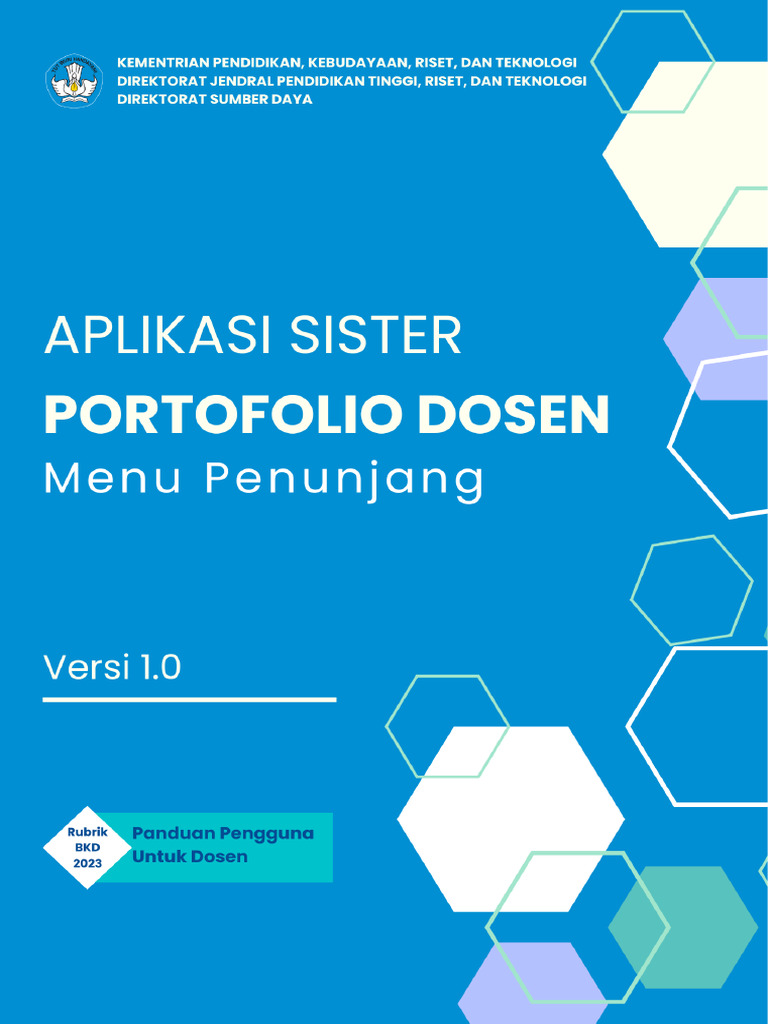 Panduan Portofolio Dosen | PDF | Komputer