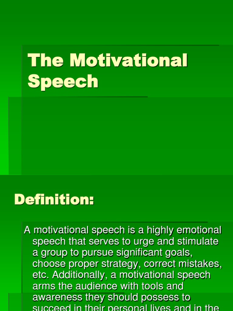 Motivational Speech | Team Building | Motivation