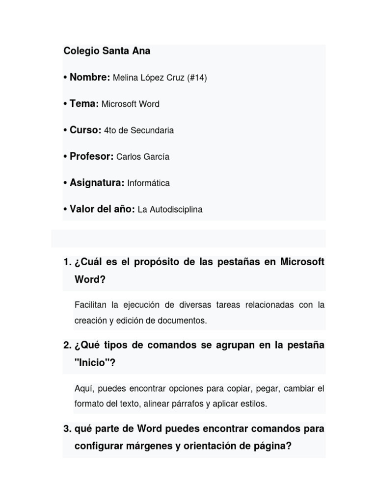 Herramientas de Word | PDF | Microsoft Word | Informática