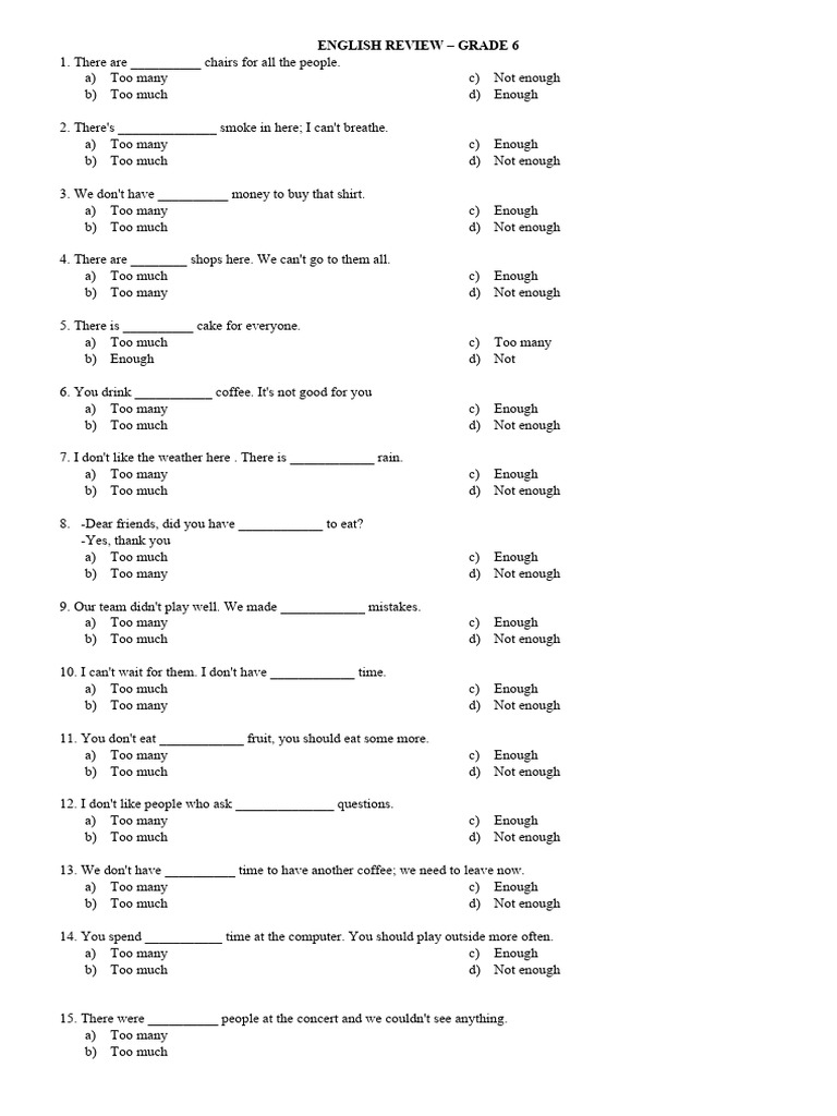 English Review | PDF