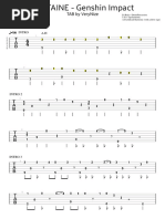 Kamado Tanjiro No Uta (Demon Slayer) Guitar Tab | PDF