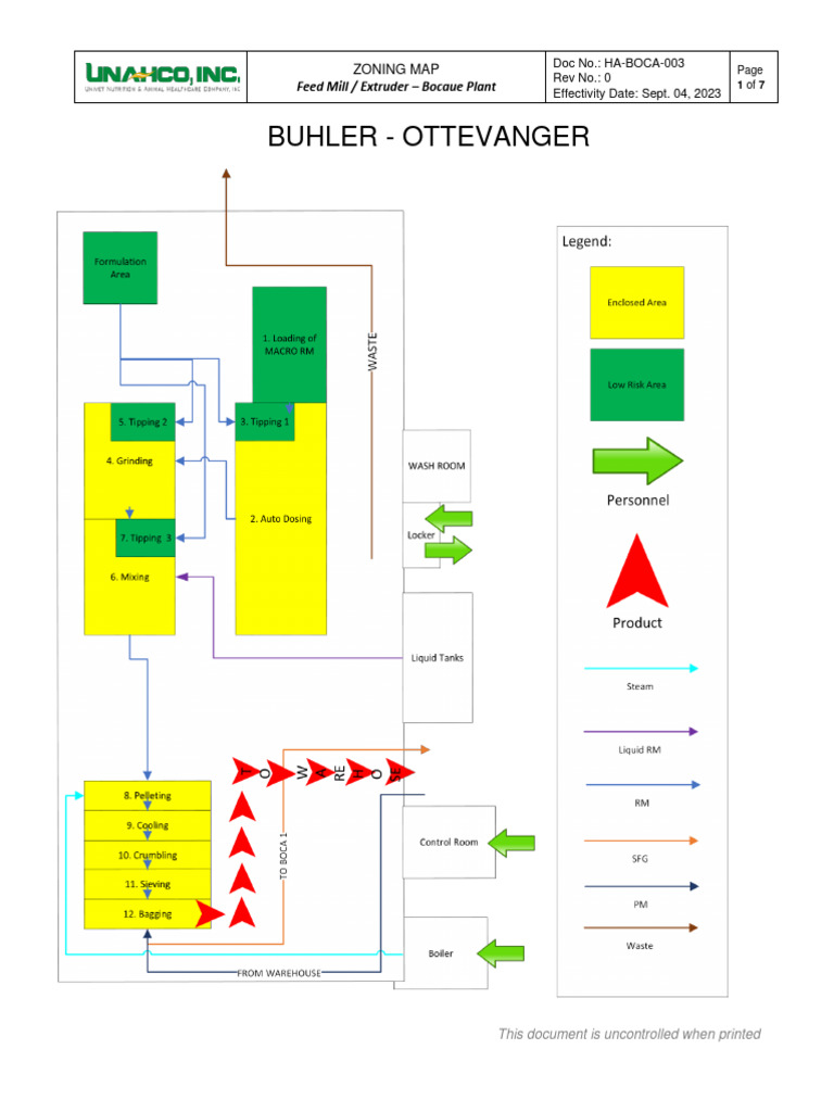 Bocaue Plant Zoning Map Document | PDF