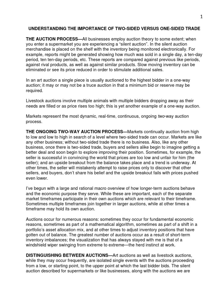 9 Understanding The Importance of Two Sided Versus One Sided Trade ...