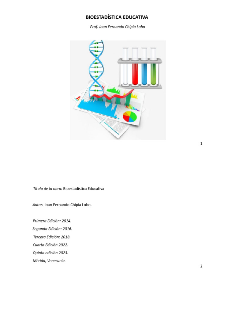 Libro BioestadísticaEducativa 5ed CHIPIA | PDF | Estadísticas | Science