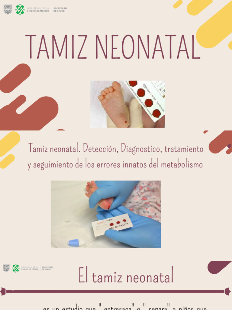 Tamiz Neonatal: Detección y Prevención | PDF | Infantes ...