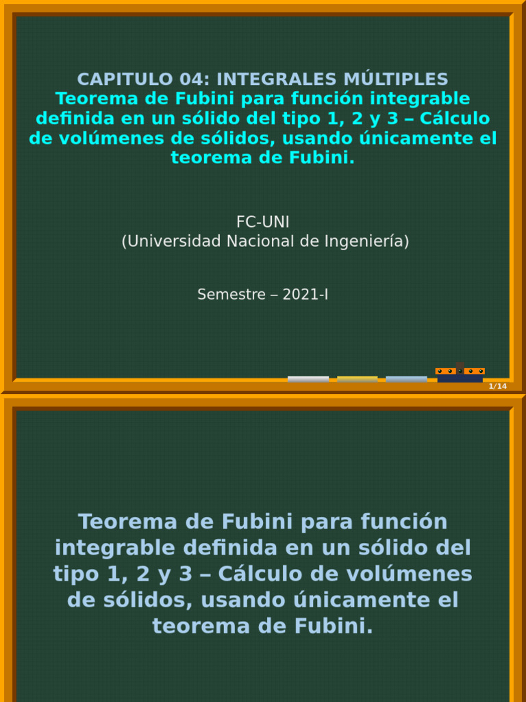 Sesion 10.3 CAP_04 - Teorema de Fubini para función integrable definida ...