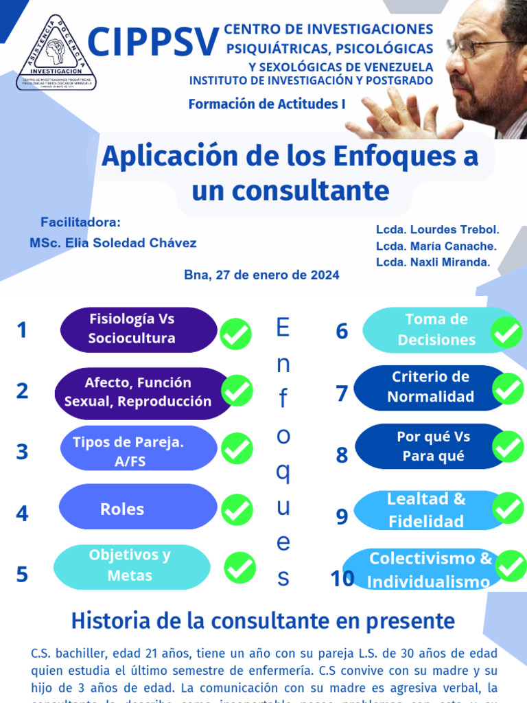 Aplicación de Los Enfoques A Un Consultante - 20240127 - 090040 - 0000 | PDF