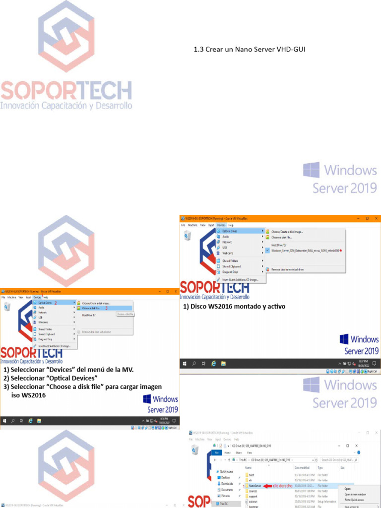 1.3 Crear Un Nano Server VHD-GUI | PDF | Archivo de computadora ...
