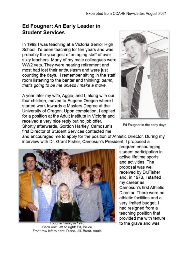 Ccare Pro Ed Fougner Feature | PDF