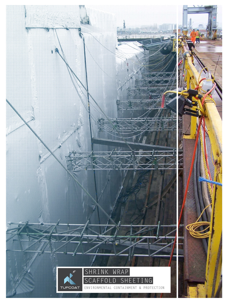 Tufcoat Scaffold Wrap Brochure | PDF | Pipe (Fluid Conveyance ...