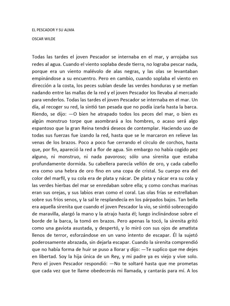 El Pescador y Su Alma | PDF | Amor | Sabiduría