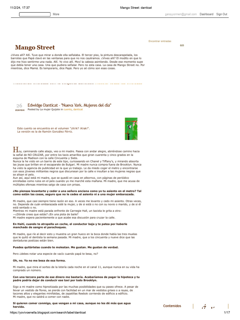 Cuentos de Kric Krac - Edwidge Danticat | PDF