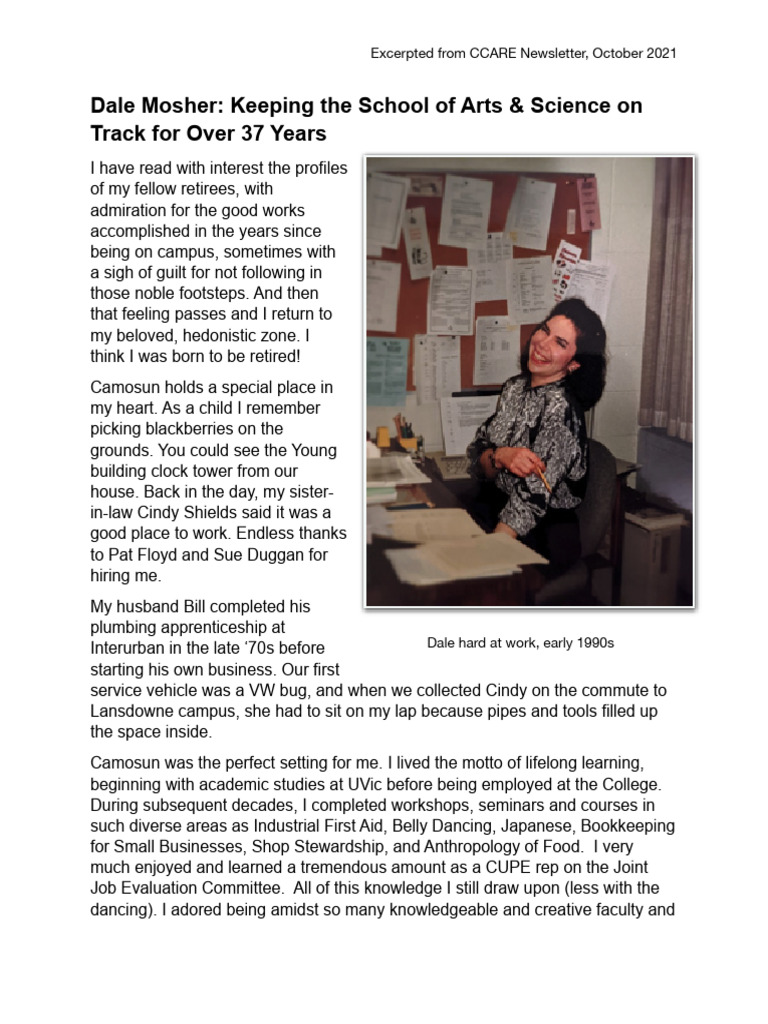 Ccare Pro Dale Mosher Feature | PDF