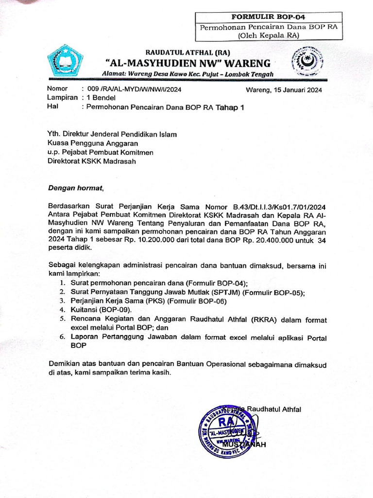 Permohonan Wareng | PDF