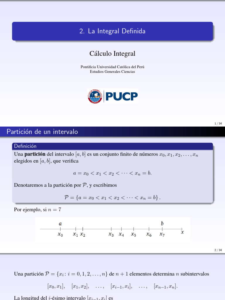 Presentacion 02 | PDF | Integral | Lógica matemática