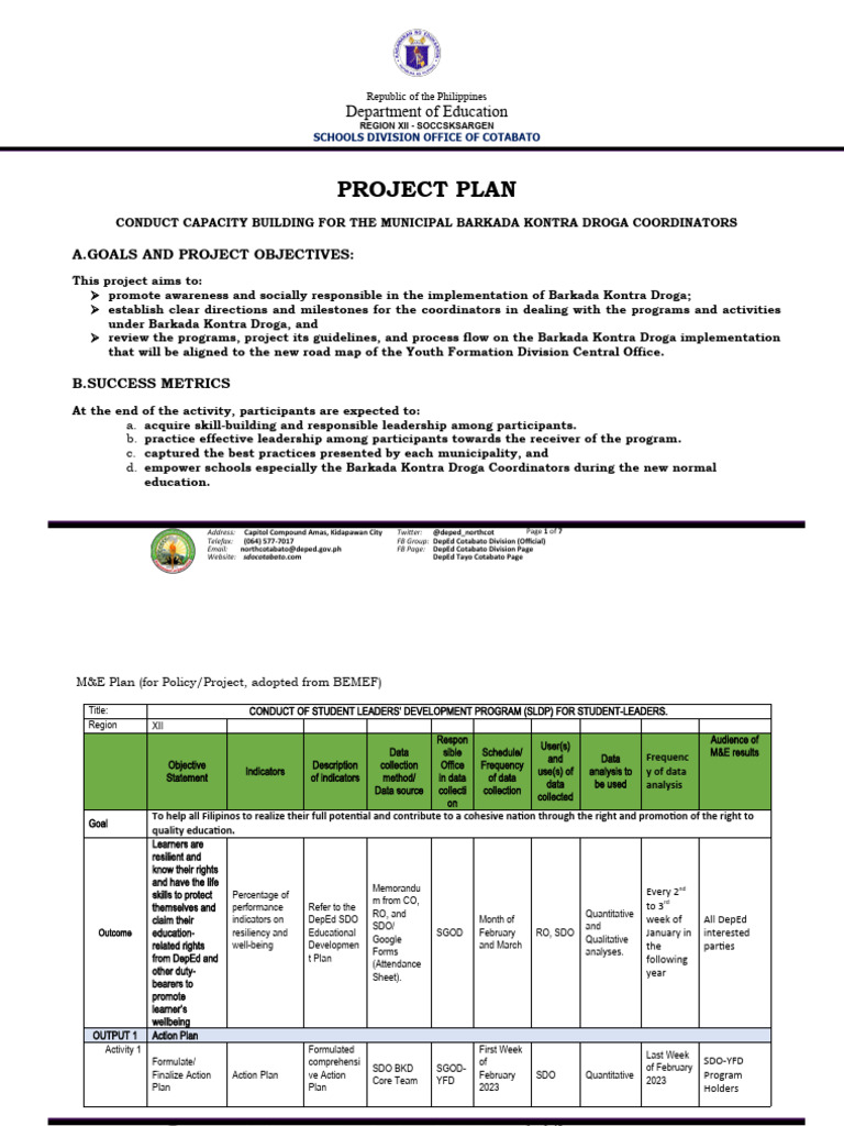 BKD Project Plan | PDF