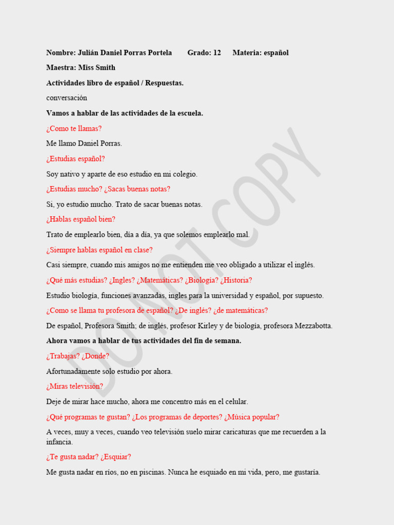 Leccion Preliminar | PDF