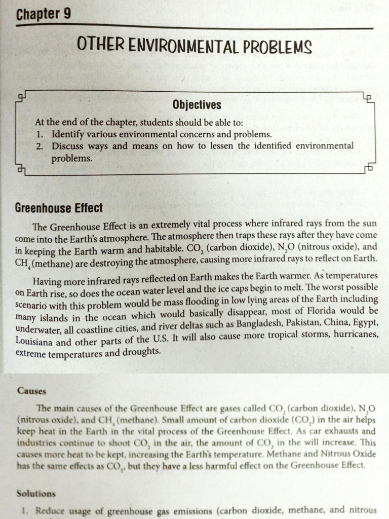Chapter 9 Other Environmental Problems | PDF