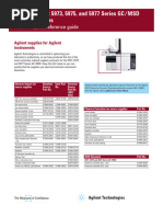 Agilent 5977 EI Source Selection Guide | PDF | Mass Spectrometry | Mass