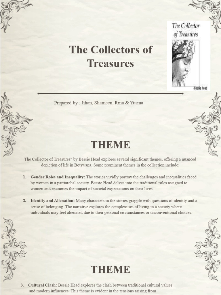 The Collectors of Treasures Tutorial Week 2 | PDF | Gender | Gender Studies