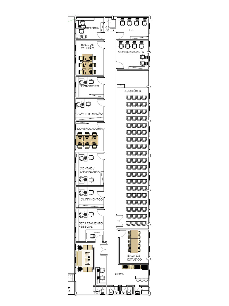Planta de Layout Superior - Galpão | PDF