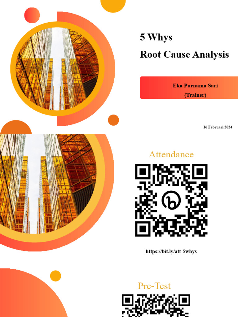 (Training Material) 5 Whys Root Cause Analysis | PDF