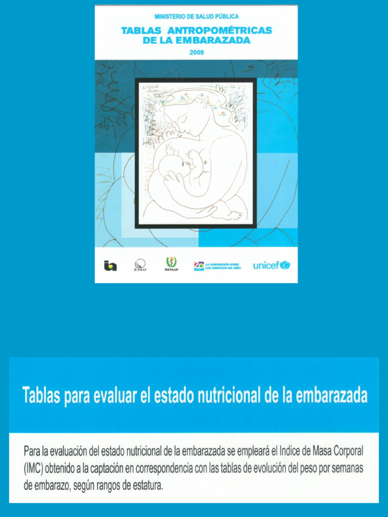 Guía de IMC y Evolución Ponderal Embarazo | PDF | Determinantes de la ...