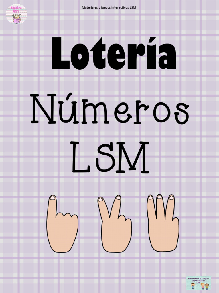 Lotería NUMEROS LSM | PDF
