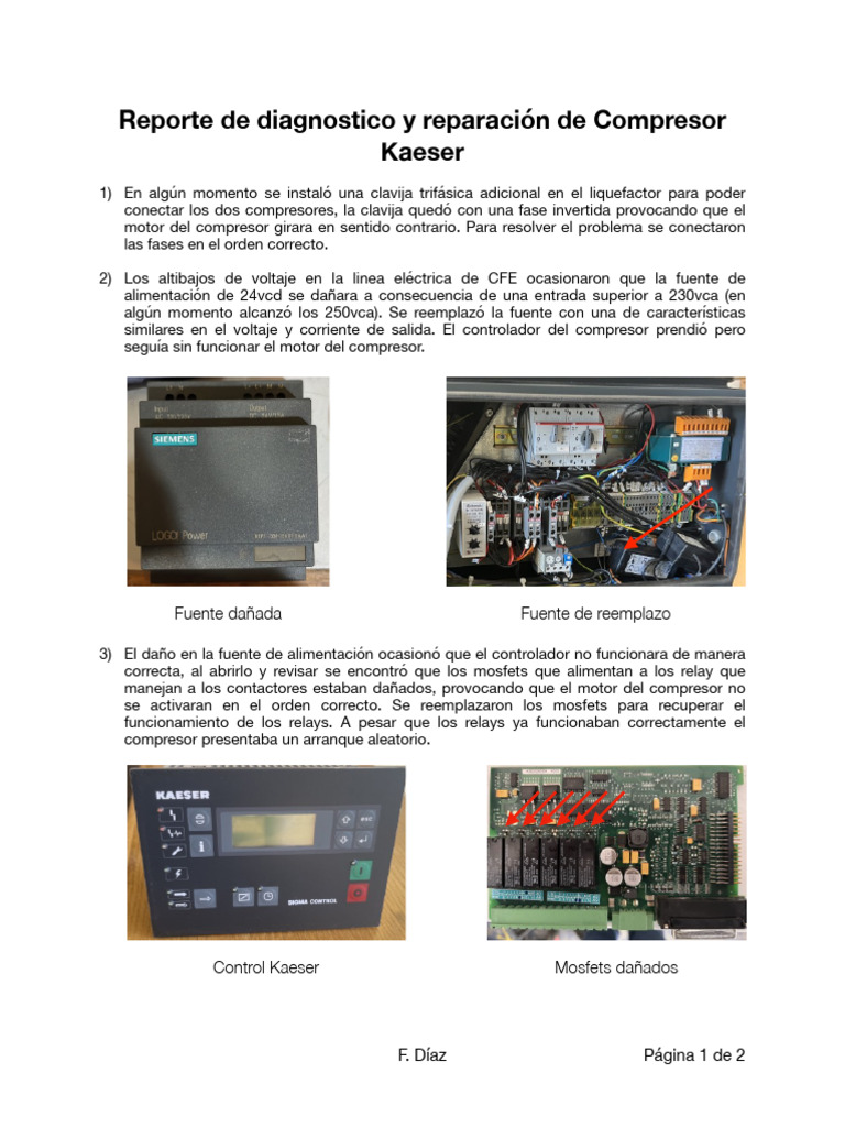 Kaeser | PDF | Ingenieria Eléctrica | Electricidad