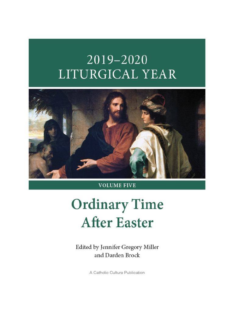 Liturgical Year 2019 2020 Vol. 5 | PDF | Lectionary | Liturgical Year