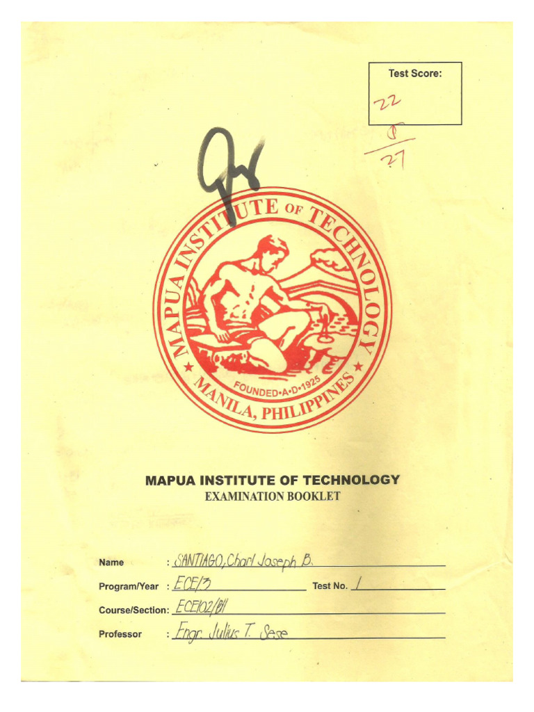 ECE102 - Quiz 1 | PDF