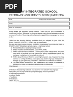 SURVEY QUESTIONNAIRE Tagalog Pure | PDF