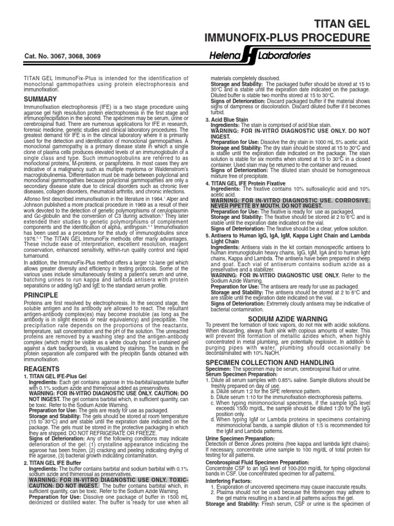 Pro 109 Rev 7 | PDF | Gel Electrophoresis | Agarose Gel Electrophoresis