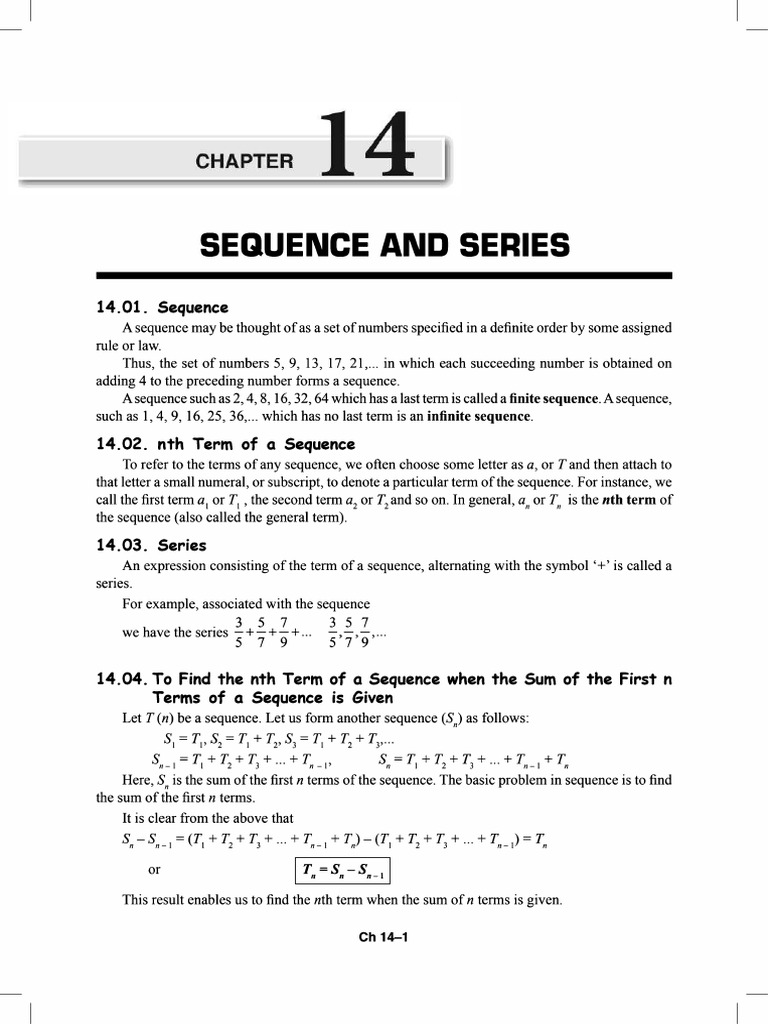 Isc Mathematics For Class Xi Compress 403 444 Pdf