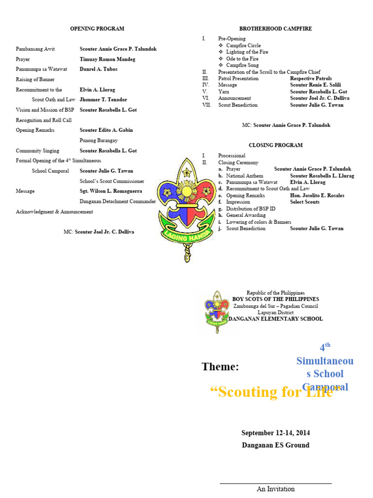 BSP Program | PDF | Outdoor Recreation | Outdoor Recreation Organizations