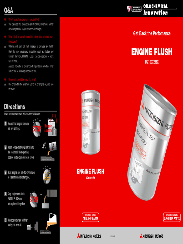 Engine Flush | Download Free PDF | Engines | Motor Oil