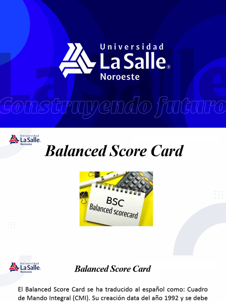 4 Balanced Score Card | PDF