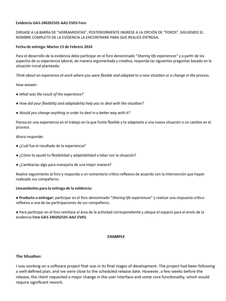 Evidencia Foro2.GA3-240202501-AA2-EV03 | PDF | Informática