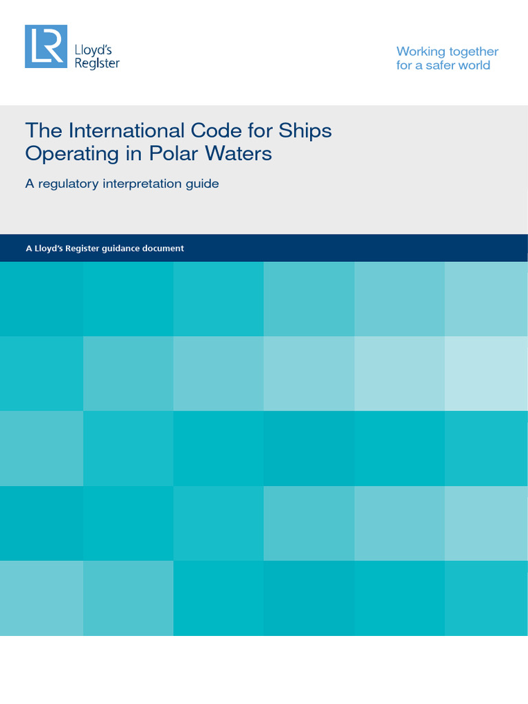 Polar Code Regulatory Guide | PDF | Shipping