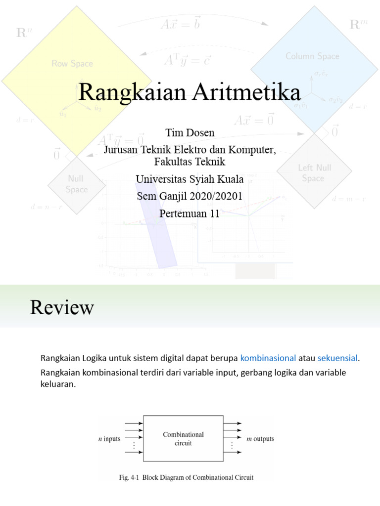 Kuliah 11 (Rangkaian Aritmetika) | PDF