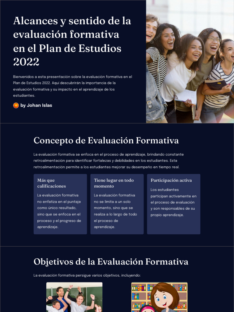 Alcances y Sentido de La Evaluacion Formativa en El Plan de Estudios 2022 | PDF