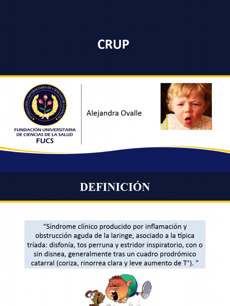 crup (1) | PDF | Epidemiología | Síntomas y signos