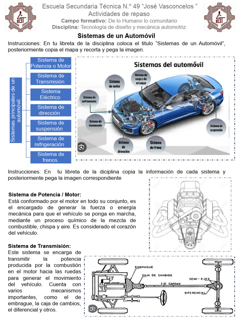 Actividades para Casa | PDF | Coche | Motores