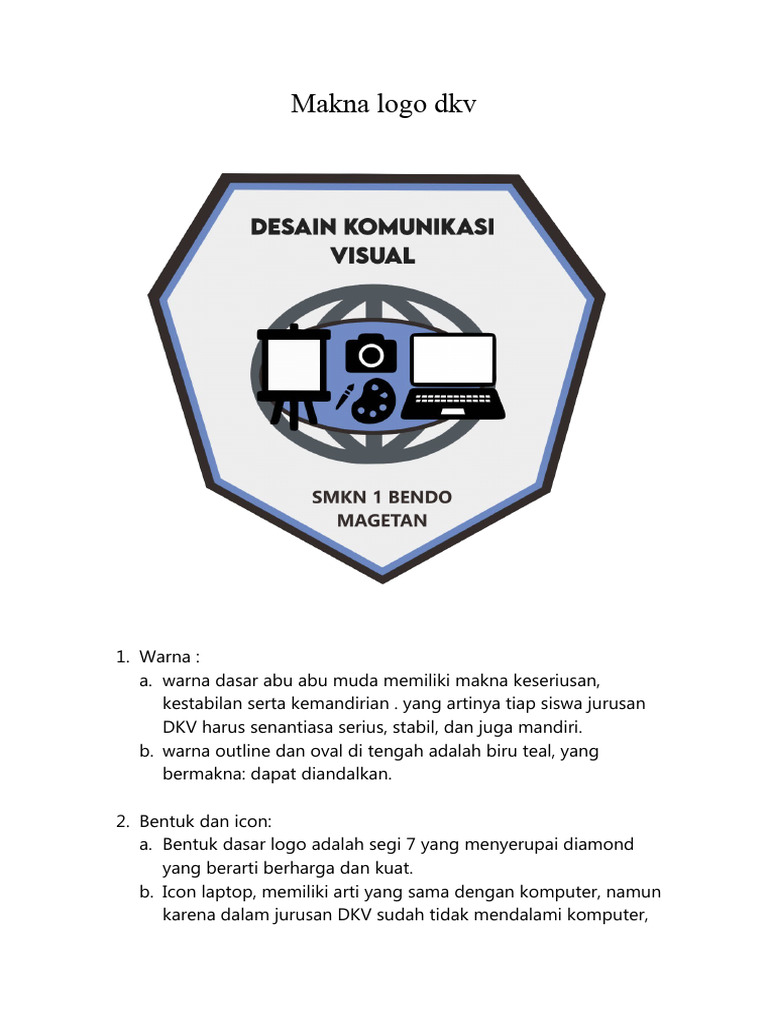 Makna dan Desain Logo DKV | PDF | Seni