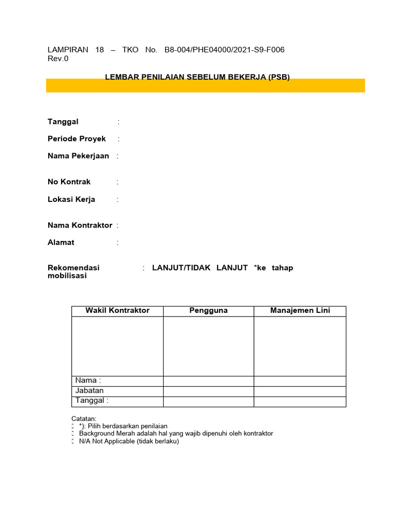 Form PSB Csms | PDF | Komputer | Teknologi & Rekayasa