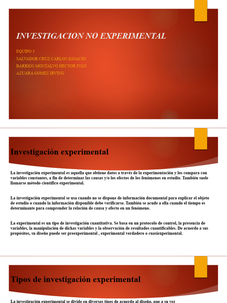 Investigacion Experimental y No Experimental | PDF | Experimentar ... Investigacion Experimental y No Experimental | PDF | Experimentar ...