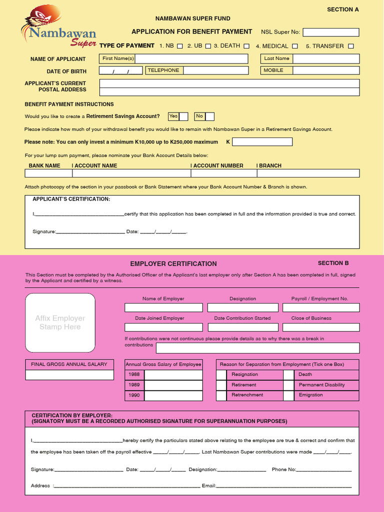 SAF Form - Updated 2019 | PDF | Identity Document | Pension