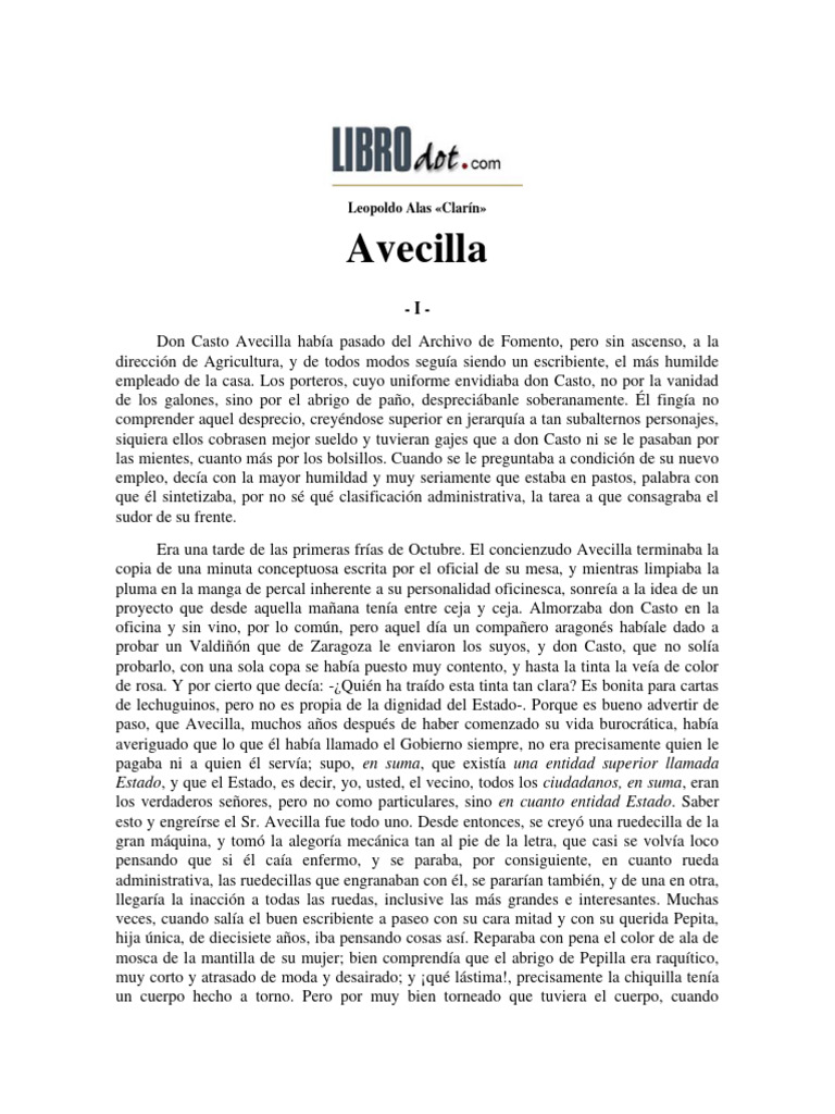 Avecilla | PDF