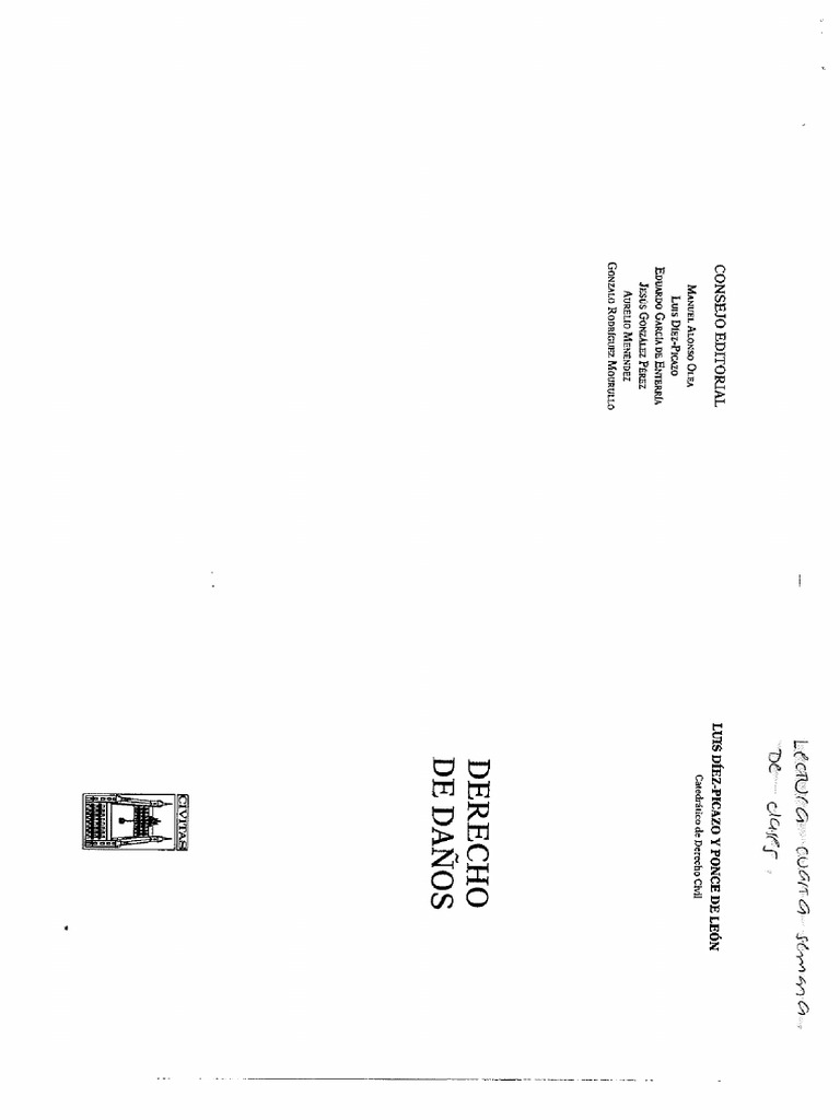 Derecho de Daños | Descargar gratis PDF | Daños y perjuicios | Caso de ley
